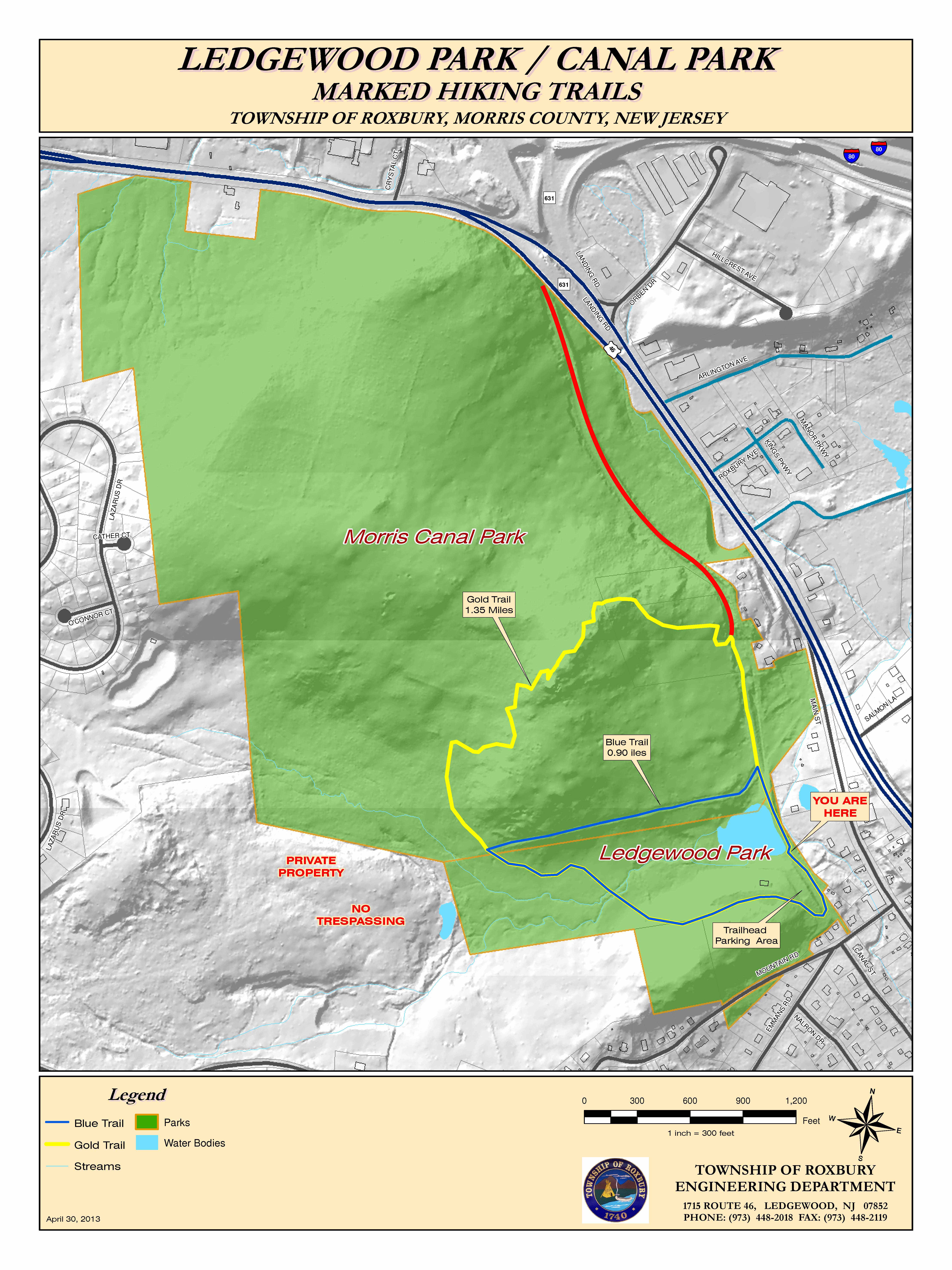 Ledgewood Park/Morris Canal Park Trails – HIKE ROXBURY